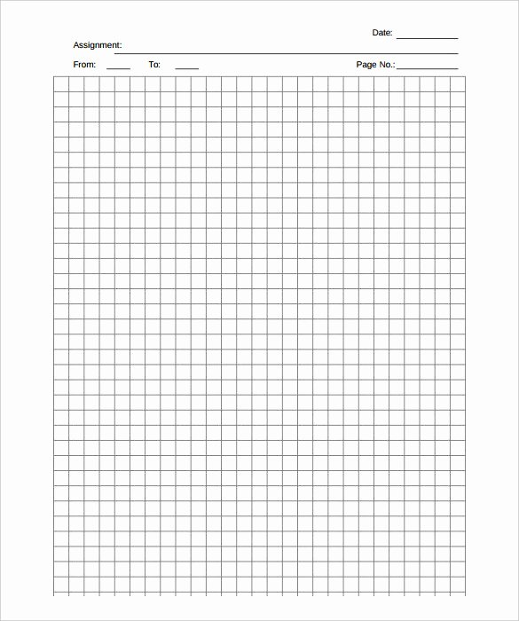 30 Blank Graph Paper Template Example Document Template
