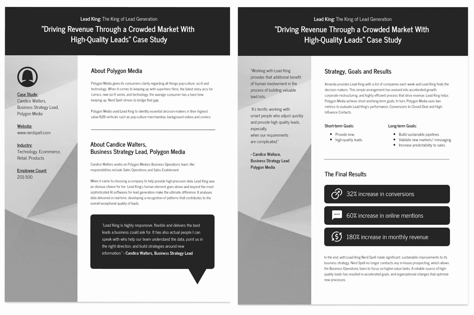 30 Business Case Study Examples Example Document Template