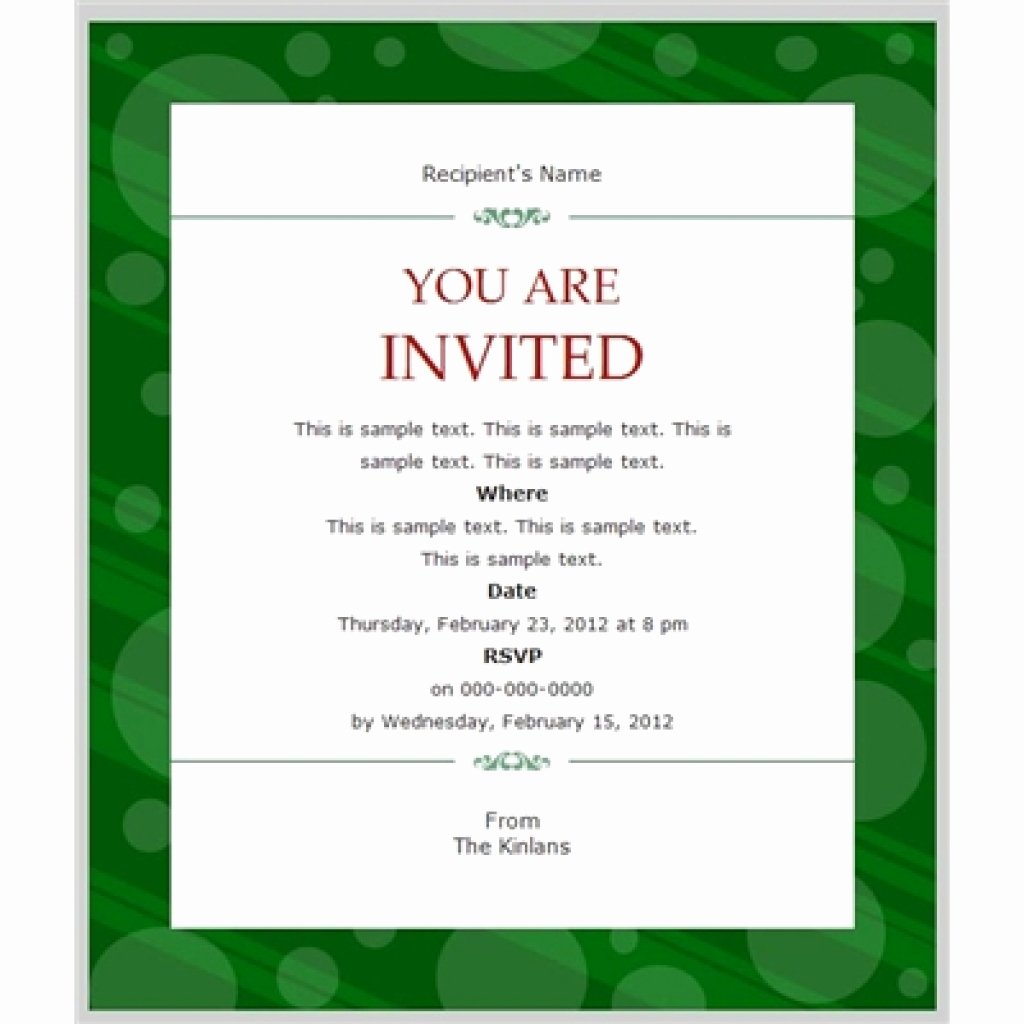 30 Corporate Event Invitation Sample Example Document Template