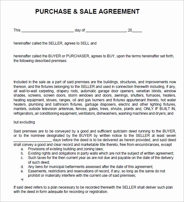 30 Example Of A Purchase Agreement Example Document Template