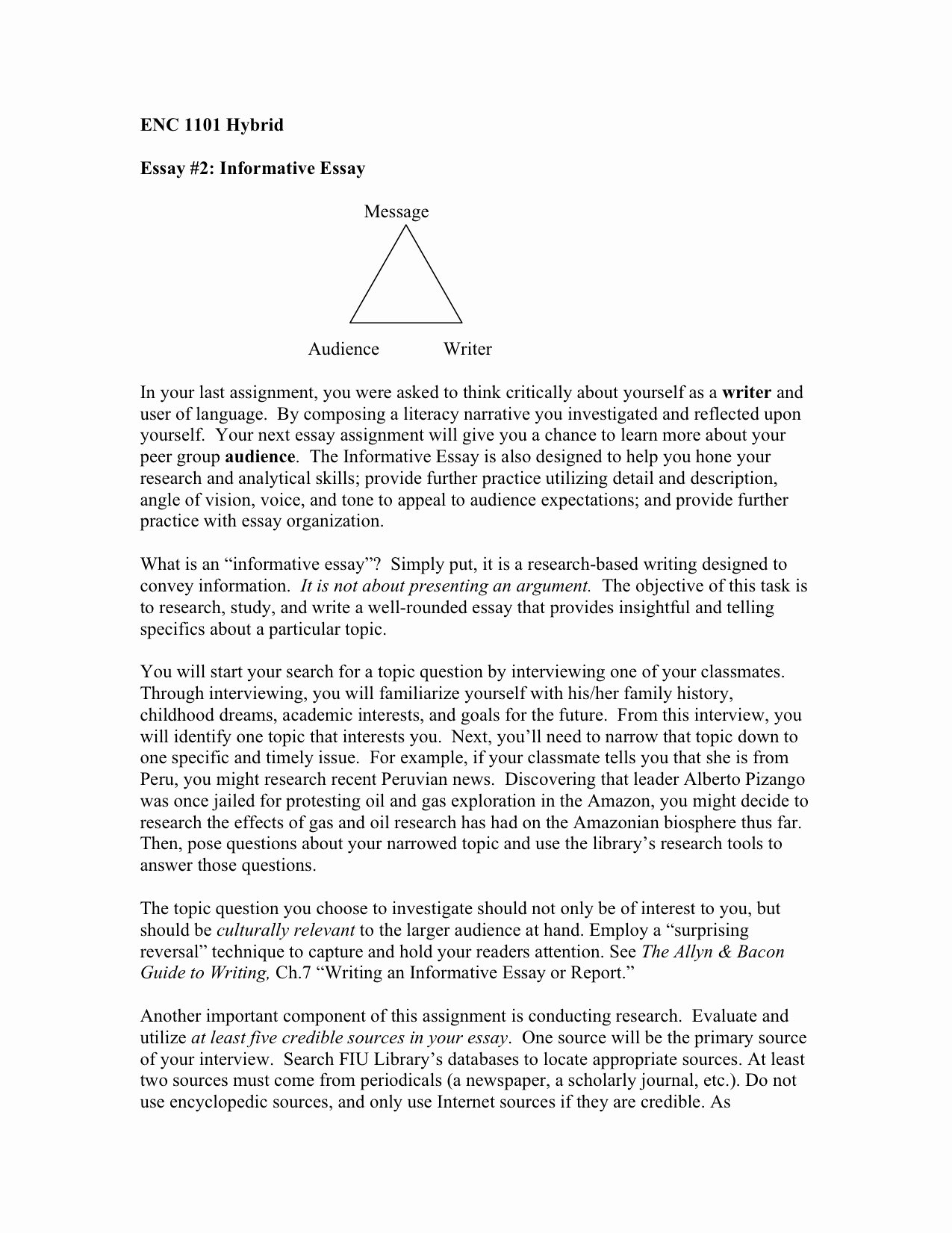 30 Examples Of Informative Writing Example Document Template
