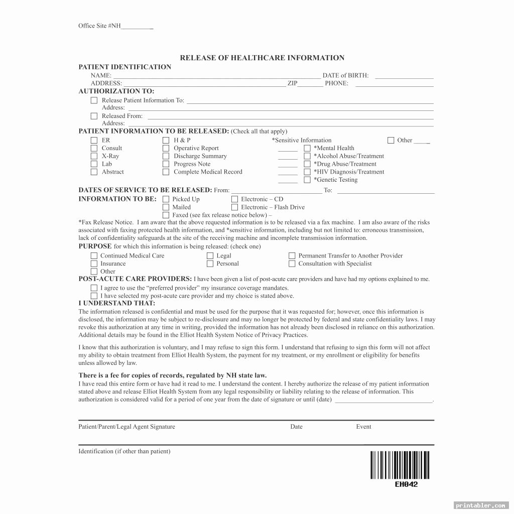 30 Fake Hospital Discharge Forms Example Document Template