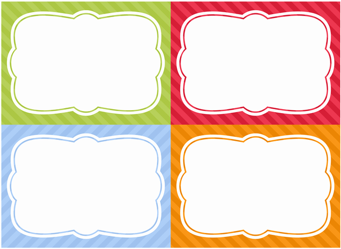 Editable Label Printables