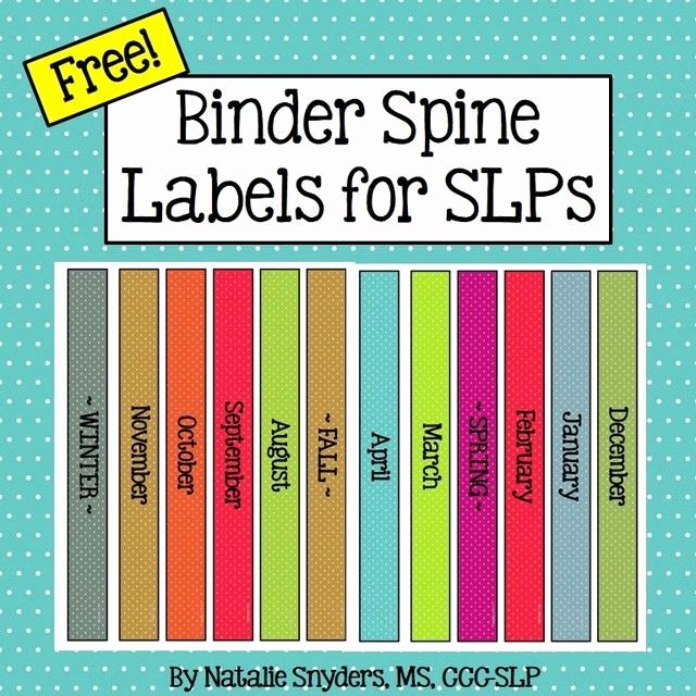 30 Free Printable Binder Labels Example Document Template