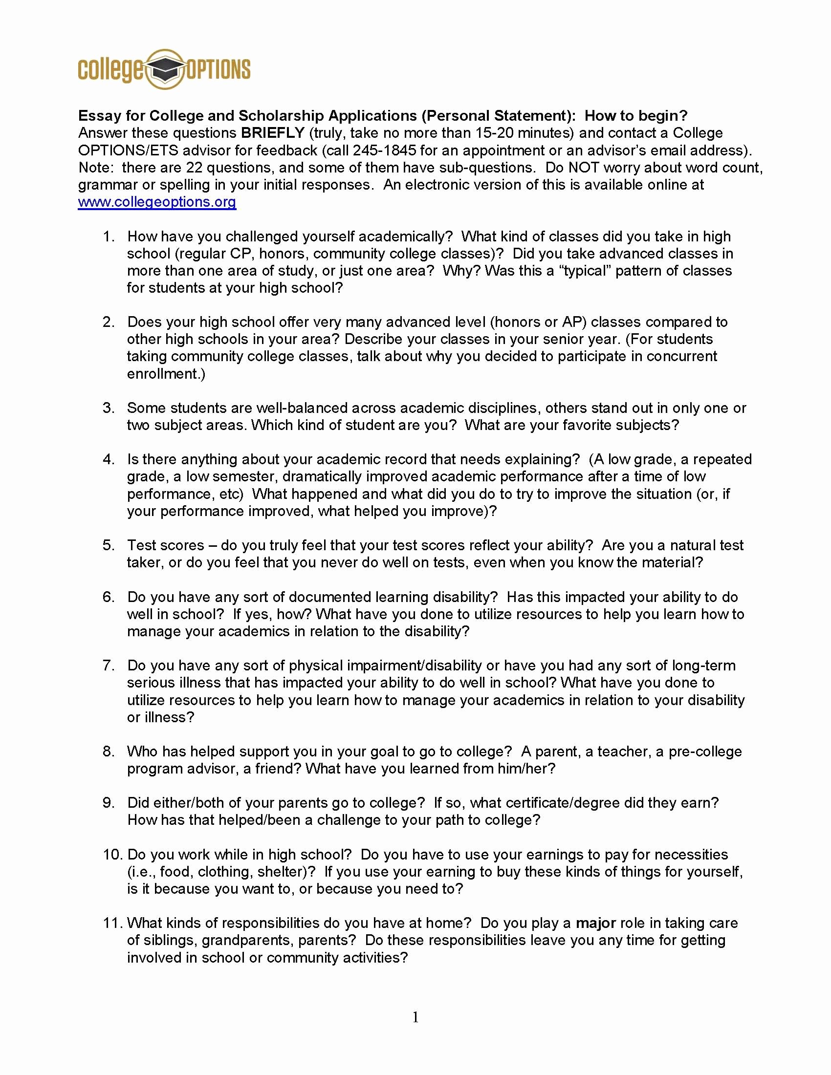 30 High School Scholarship Essay Examples Example Document Template