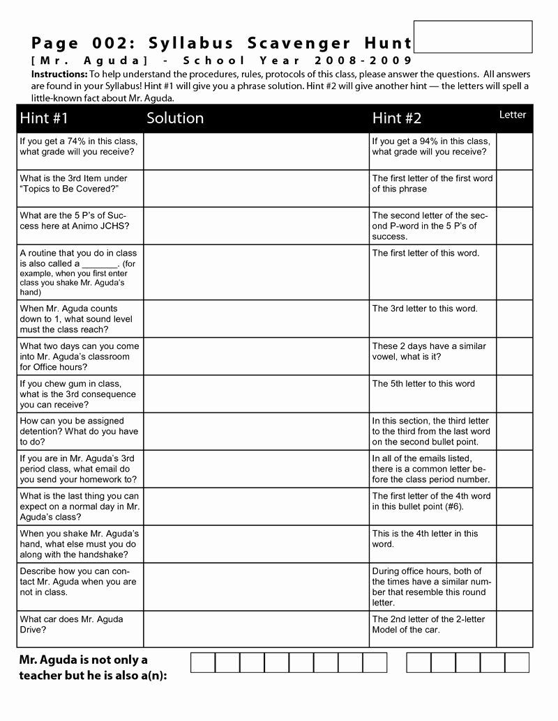 30 Middle School Science Syllabus Template Example Document Template 30 Middle School Science Syllabus Template Example Document Template