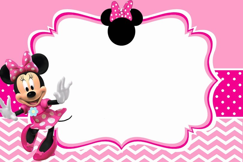 30 Minnie Mouse Blank Invitation Example Document Template