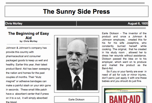 30 Newspaper Format Google Docs Example Document Template