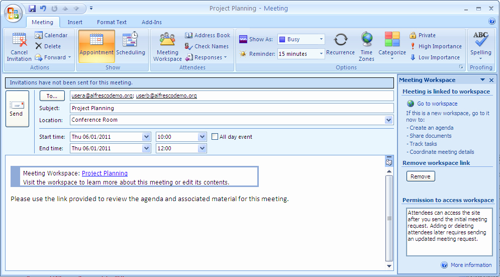 30 Outlook Meeting Invite Template Example Document Template