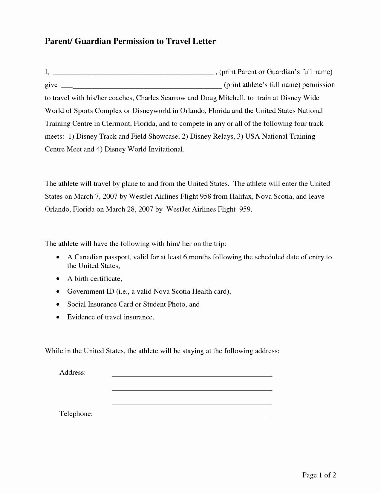12 Printable Parental Consentpermission Letter Sample Vrogue co