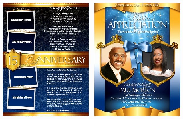 30 Pastoral Anniversary Program Templates Example Document Template
