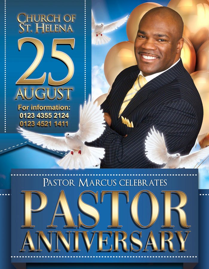 Pastoral Anniversary Program Template