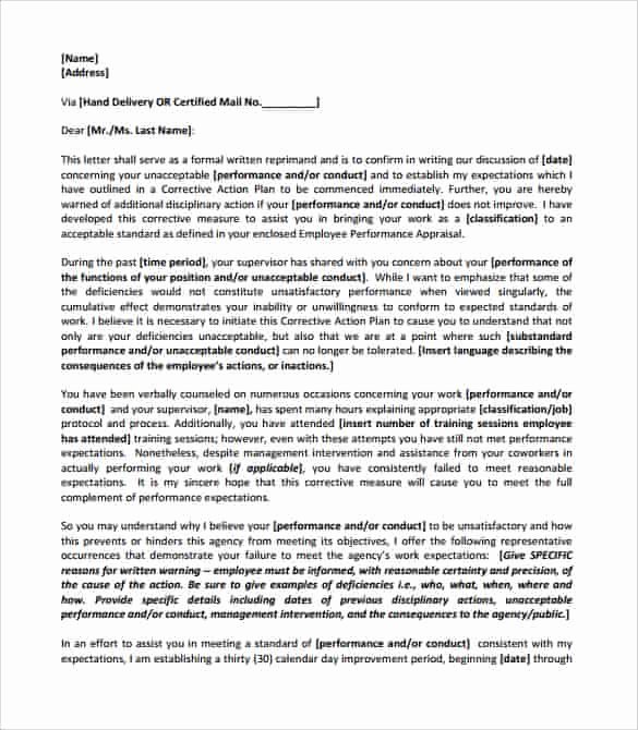 30 Poor Performance Review Samples Example Document Template