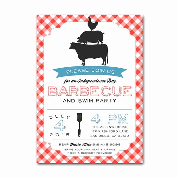 30 Potluck Bbq Invitation Wording Example Document Template