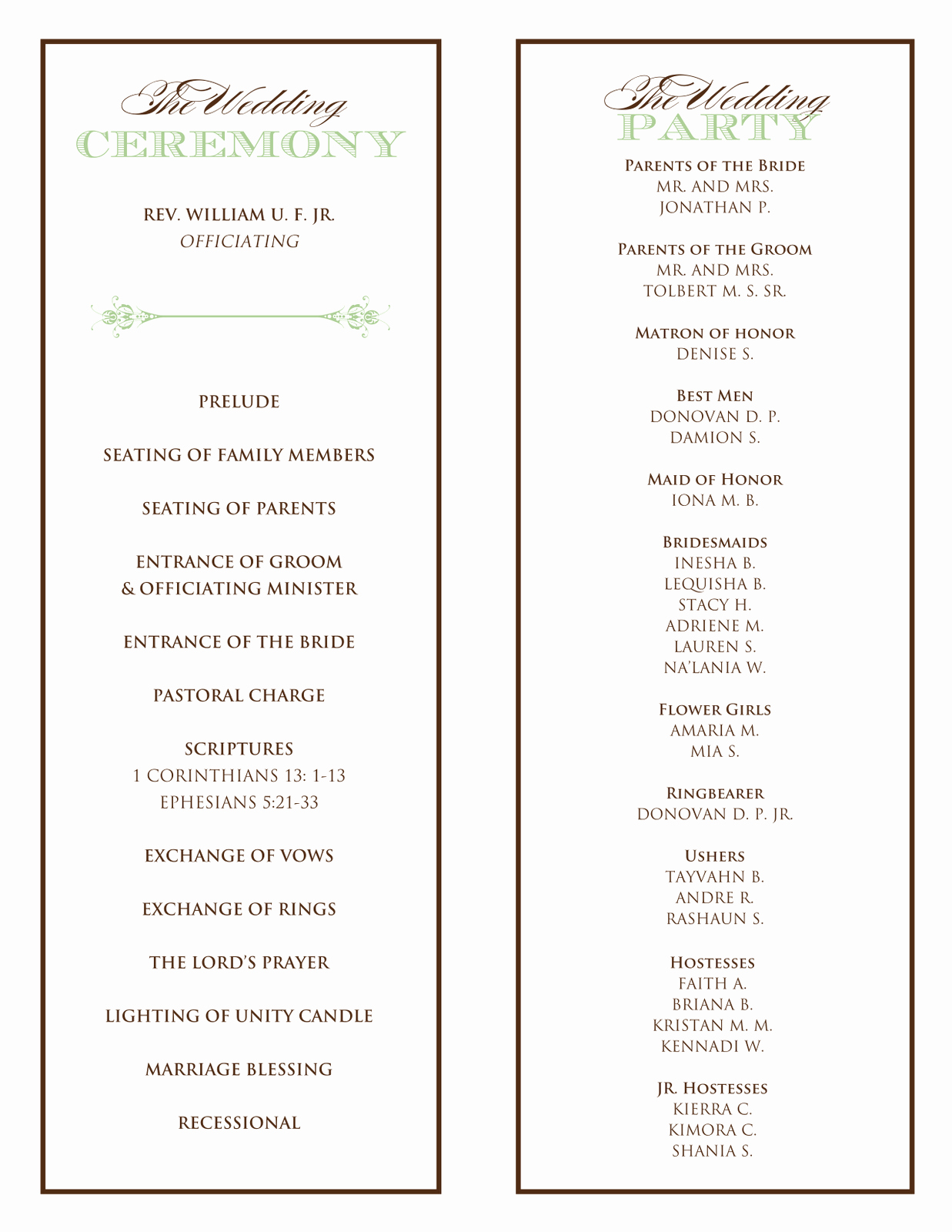 Sample Retirement Party Program Template