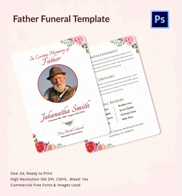 30 Sample Obituary For Dad Example Document Template