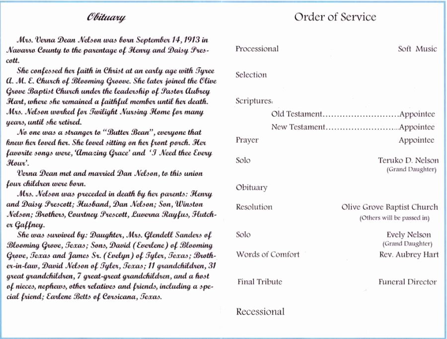30 Sample Obituary For Dad Example Document Template
