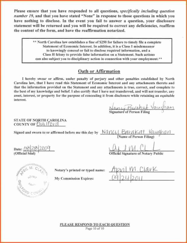 30 Sample Of Notarized Document Example Document Template