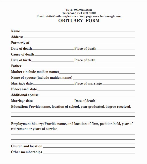 30 Samples Of Obituaries For Mother Example Document Template