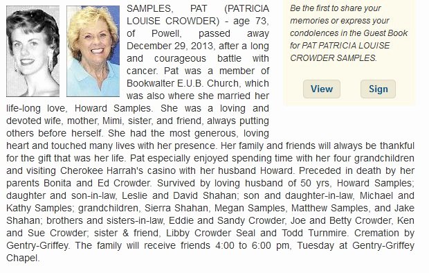 Sample Obituary For Mother Plmnuts