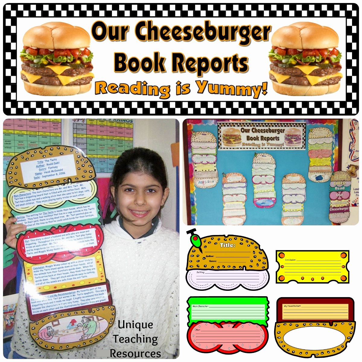 30 Sandwich Book Report Template Example Document Template