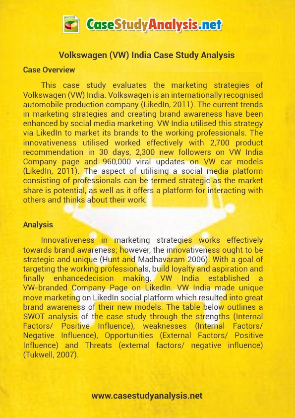 30 Short Case Study Examples Example Document Template