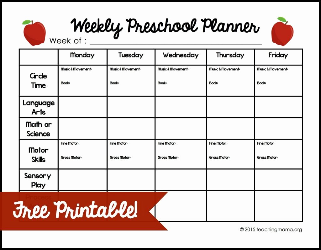 30 Weekly Lesson Plans For Infants Example Document Template 30 Weekly Lesson Plans For Infants Example Document Template